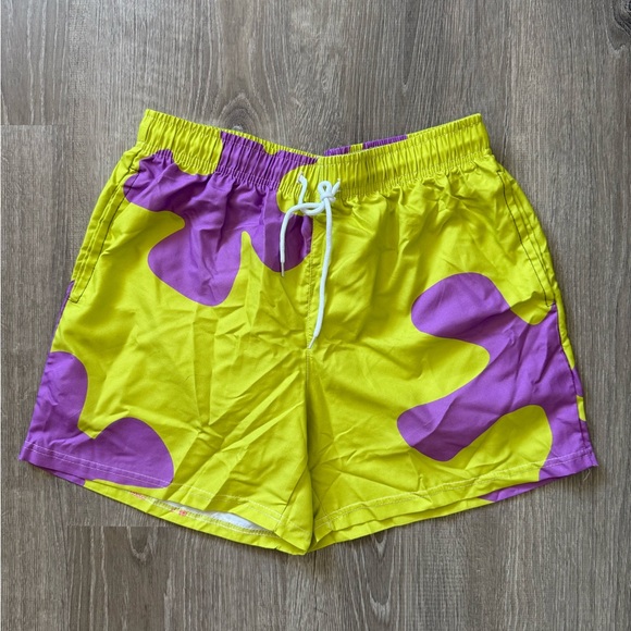H&M | Shorts | Patrick Star From Spongebob Swim Trunks With Pockets ...